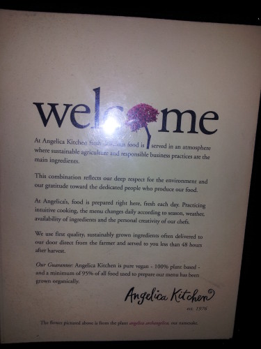 Angelica Kitchen in NYC